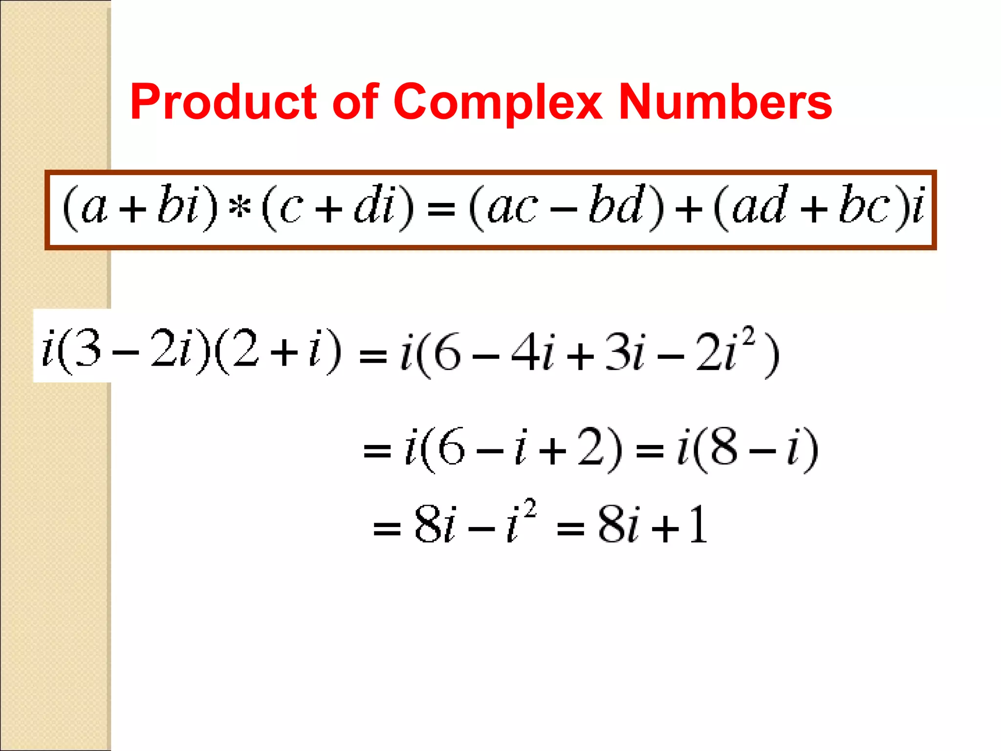 Complex numbers And Quadratic Equations | PPT