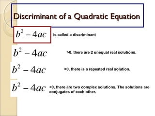Complex numbers And Quadratic Equations | PPT