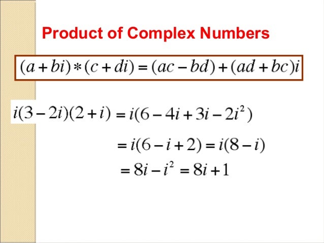 Complex numbers And Quadratic Equations