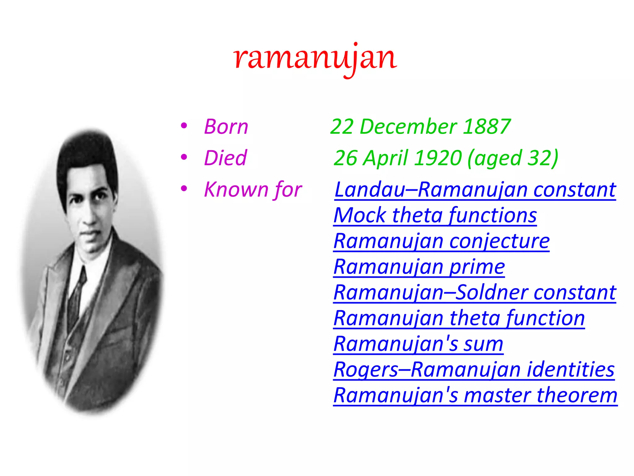 Indian Mathematicians | PPTX