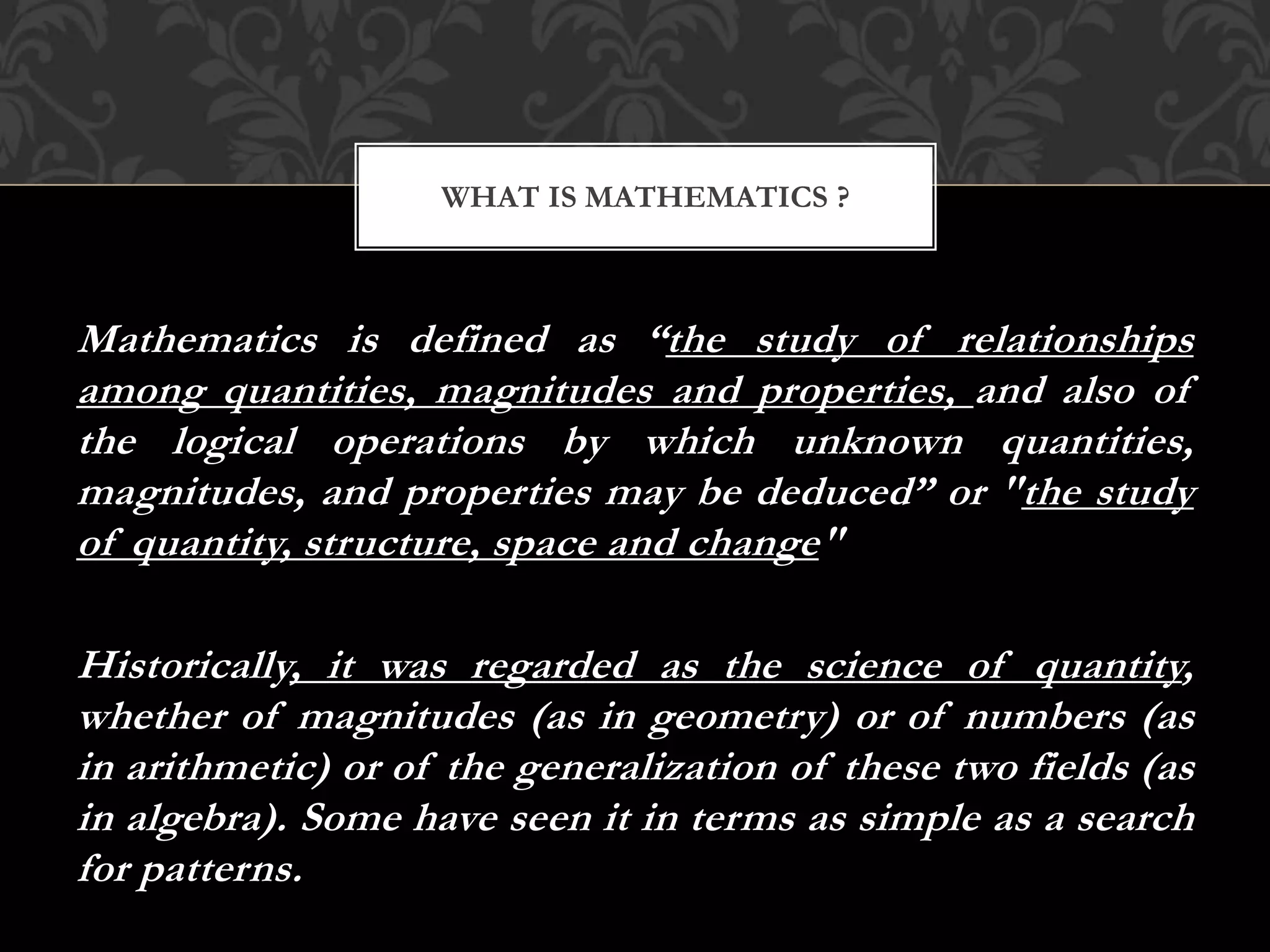 History of Maths | PPTX