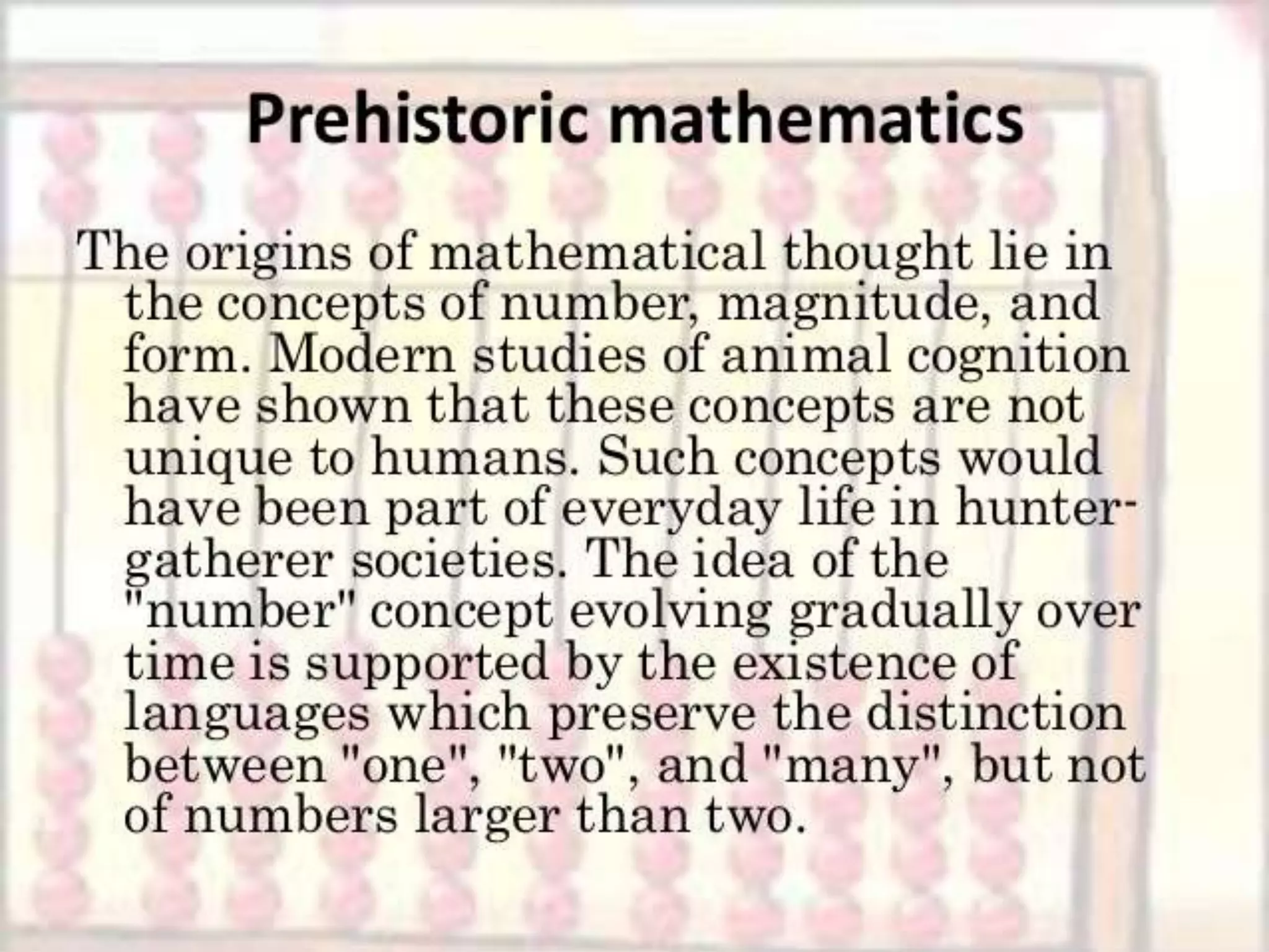 History of Maths | PPTX