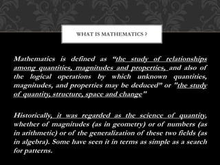 History of Maths | PPTX