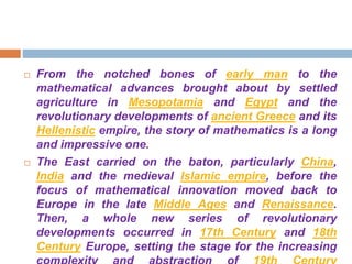 History of Maths | PPTX