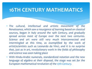 History of Maths | PPTX
