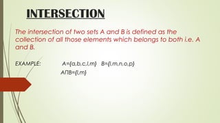 operations on sets | PPT
