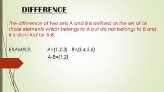 operations on sets | PPT