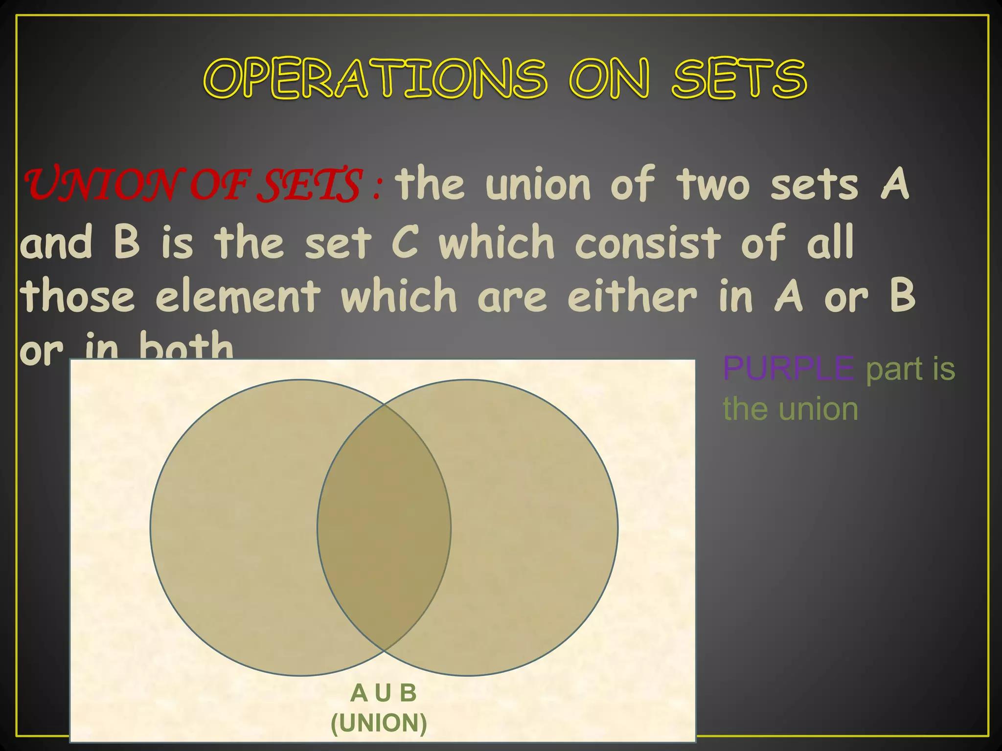 Sets PowerPoint Presentation | PPTX