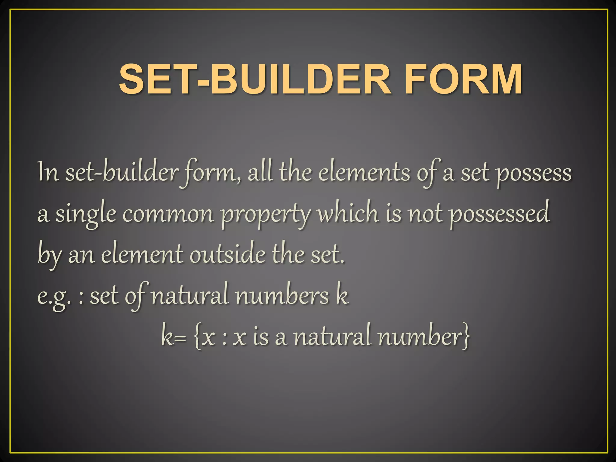 Sets PowerPoint Presentation | PPTX