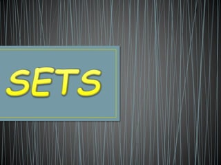 Sets PowerPoint Presentation | PPTX