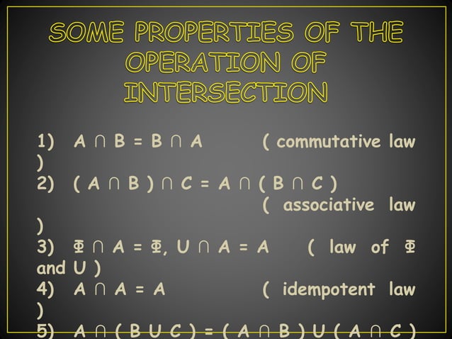 Sets PowerPoint Presentation | PPTX