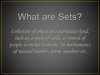 Sets PowerPoint Presentation | PPTX