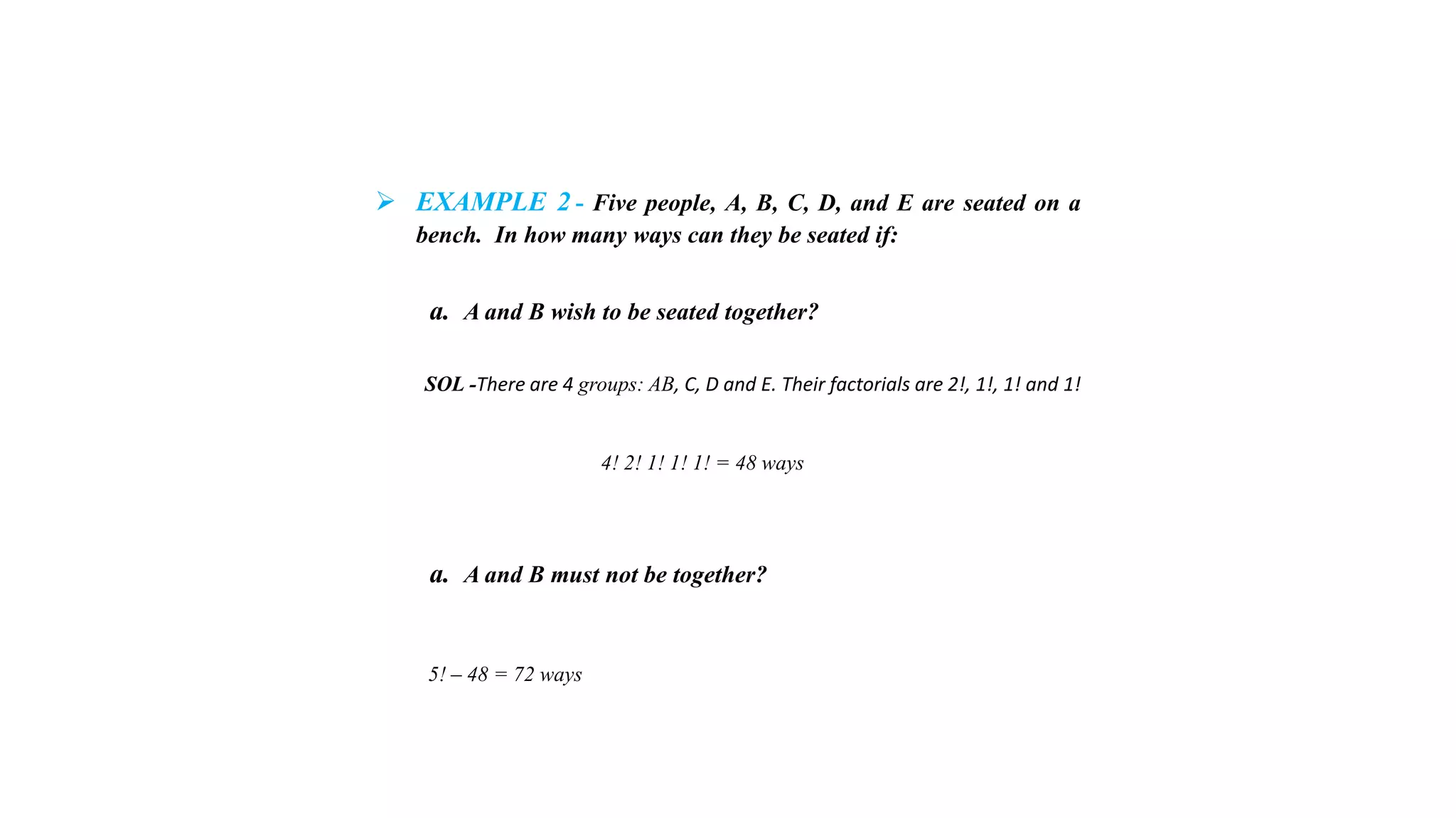 PRESENTATION ON RESTRICTED PERMUTATION | PPTX
