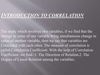 correlation and regression | PPT