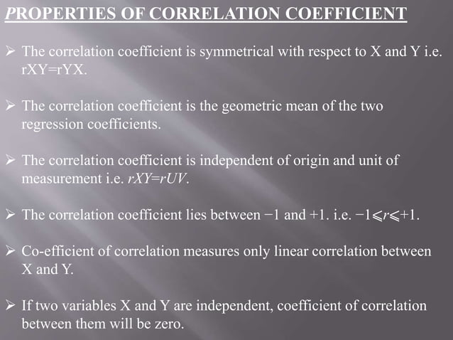 correlation and regression | PPT