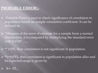 correlation and regression | PPT