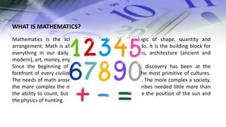 Maths | PPTX