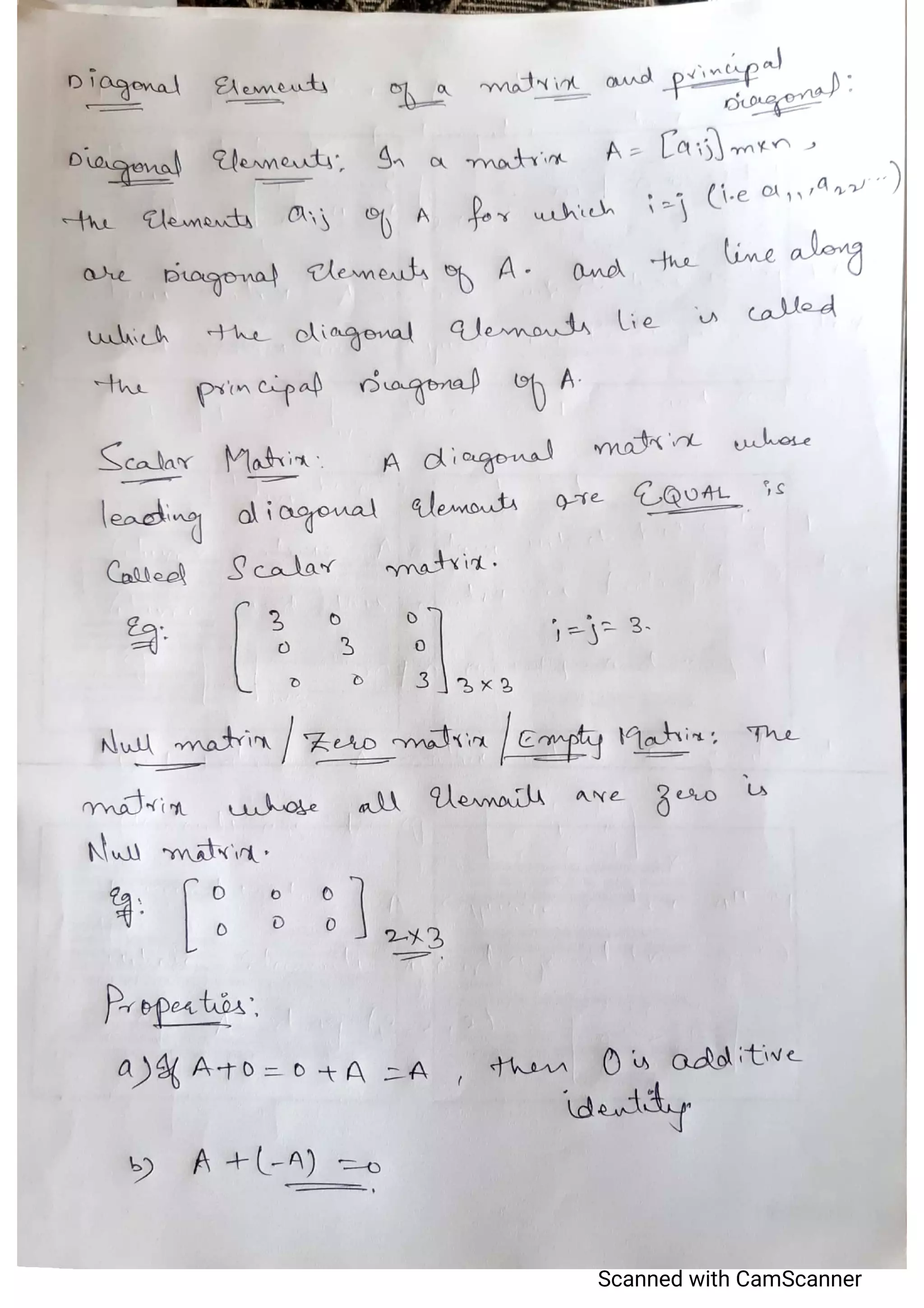Matrices part 1 | PDF Matrices part 1 | PDF