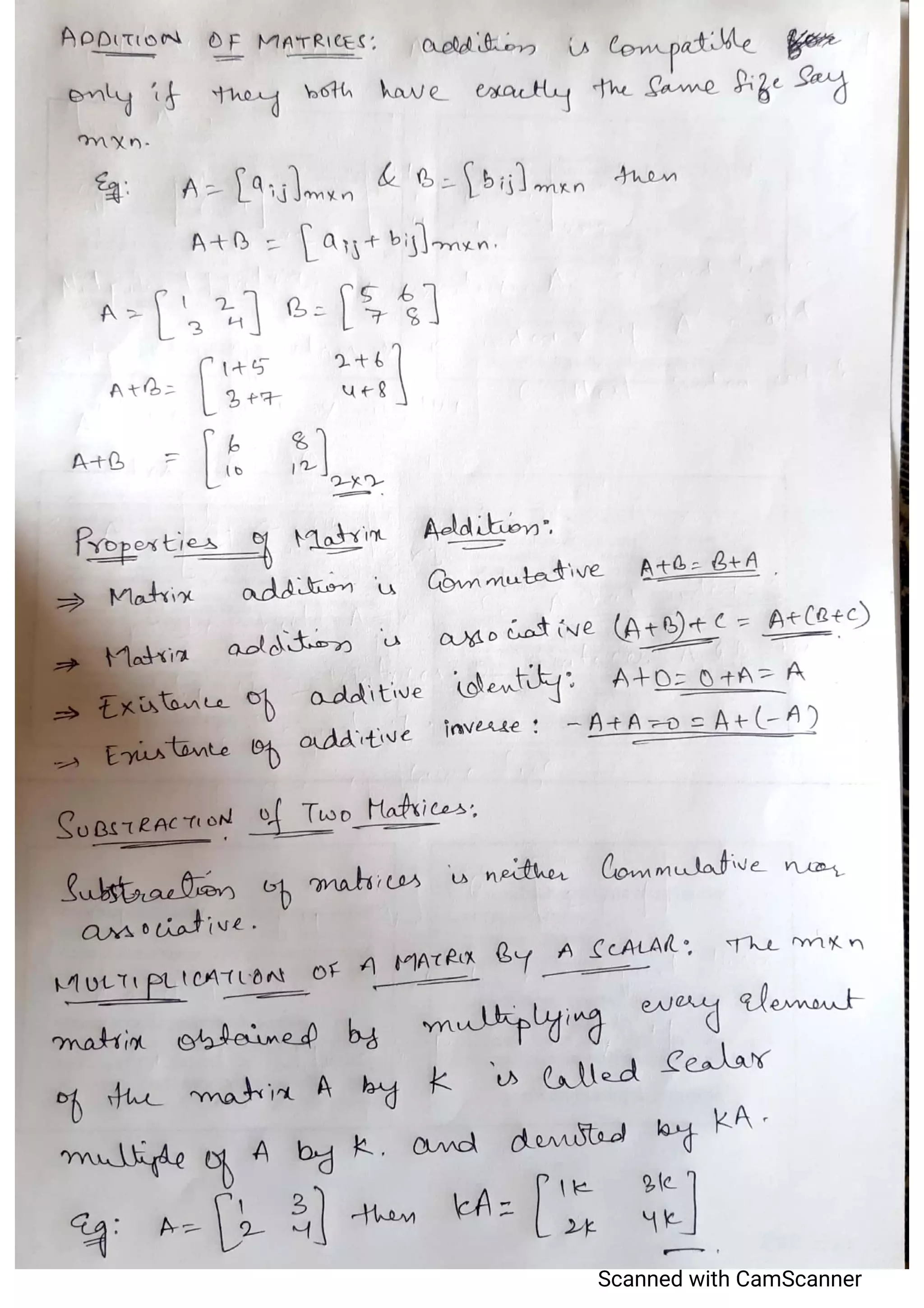 Matrices part 1 | PDF Matrices part 1 | PDF