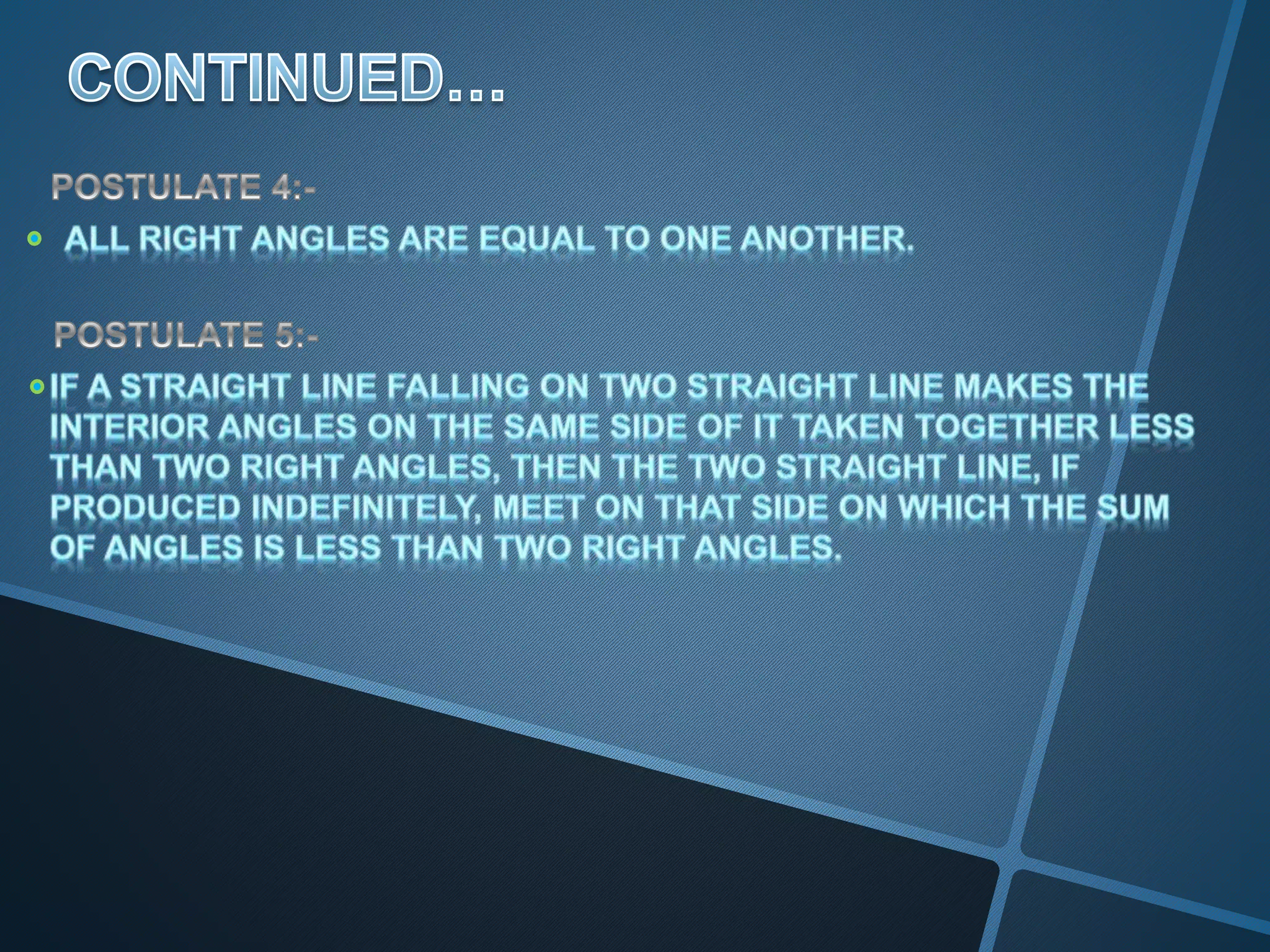 EUCLID'S GEOMETRY | MATHS | PPT