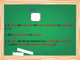 Maths Quadrilateral | PPT