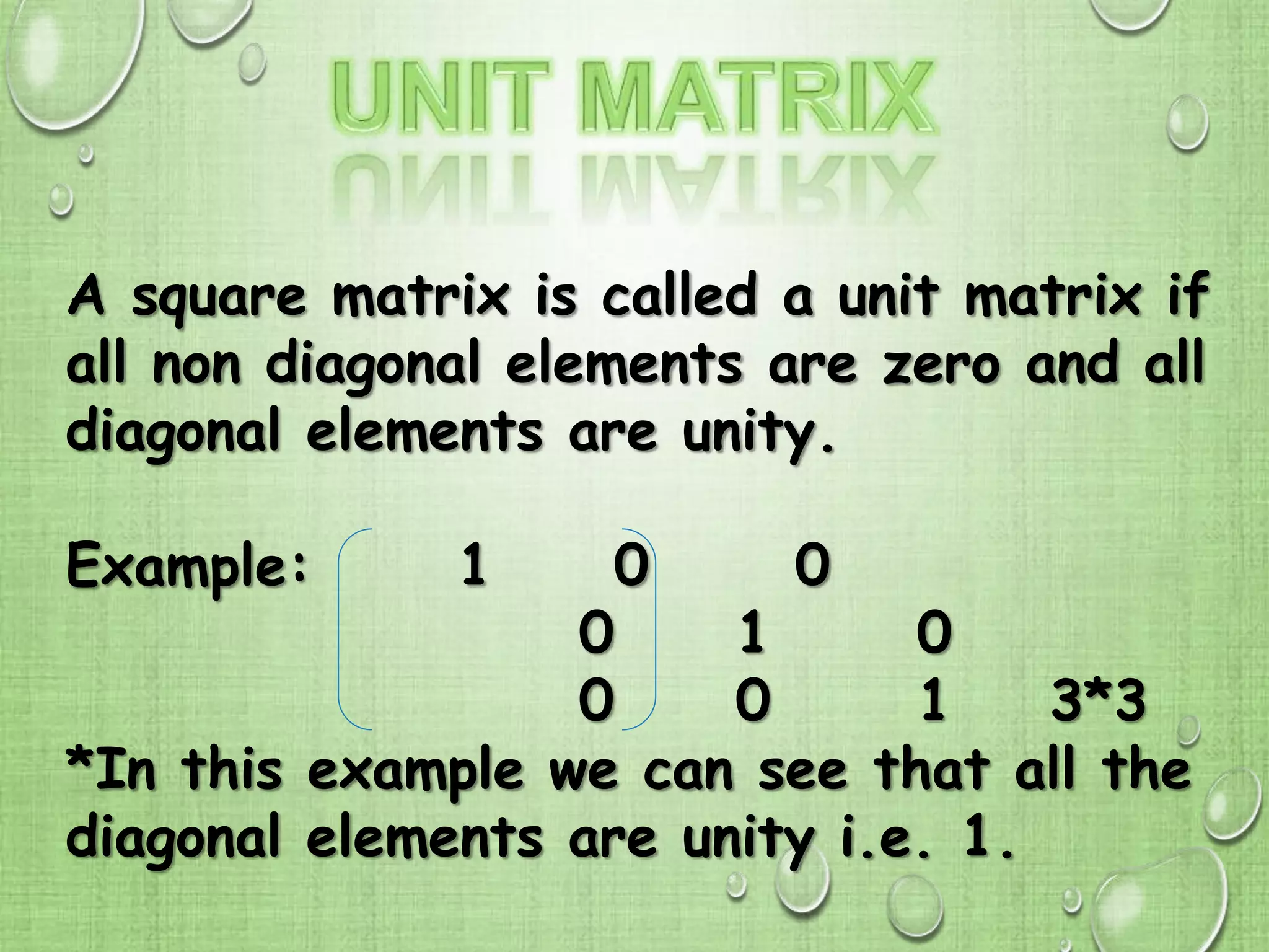 Matrix (BBA, MBA) | PPTX