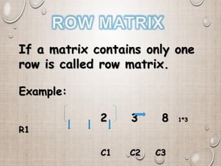 Matrix (BBA, MBA) | PPTX