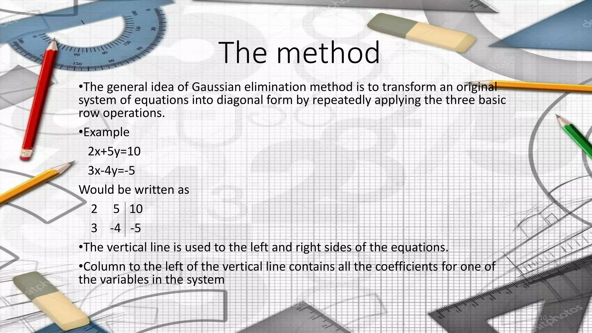 Systems of Linear Algebra | PPTX
