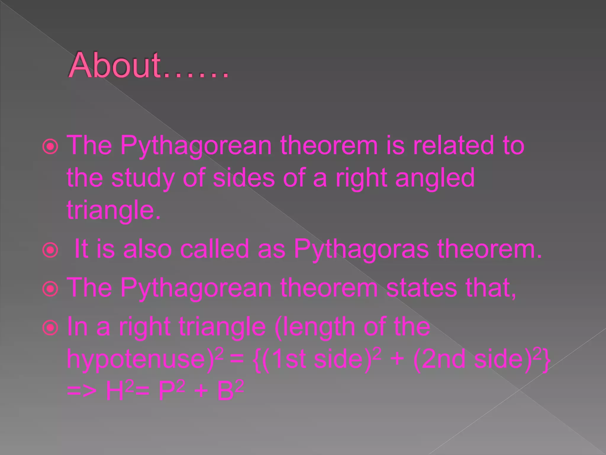 Pythagoras theorem class 10th | PPTX