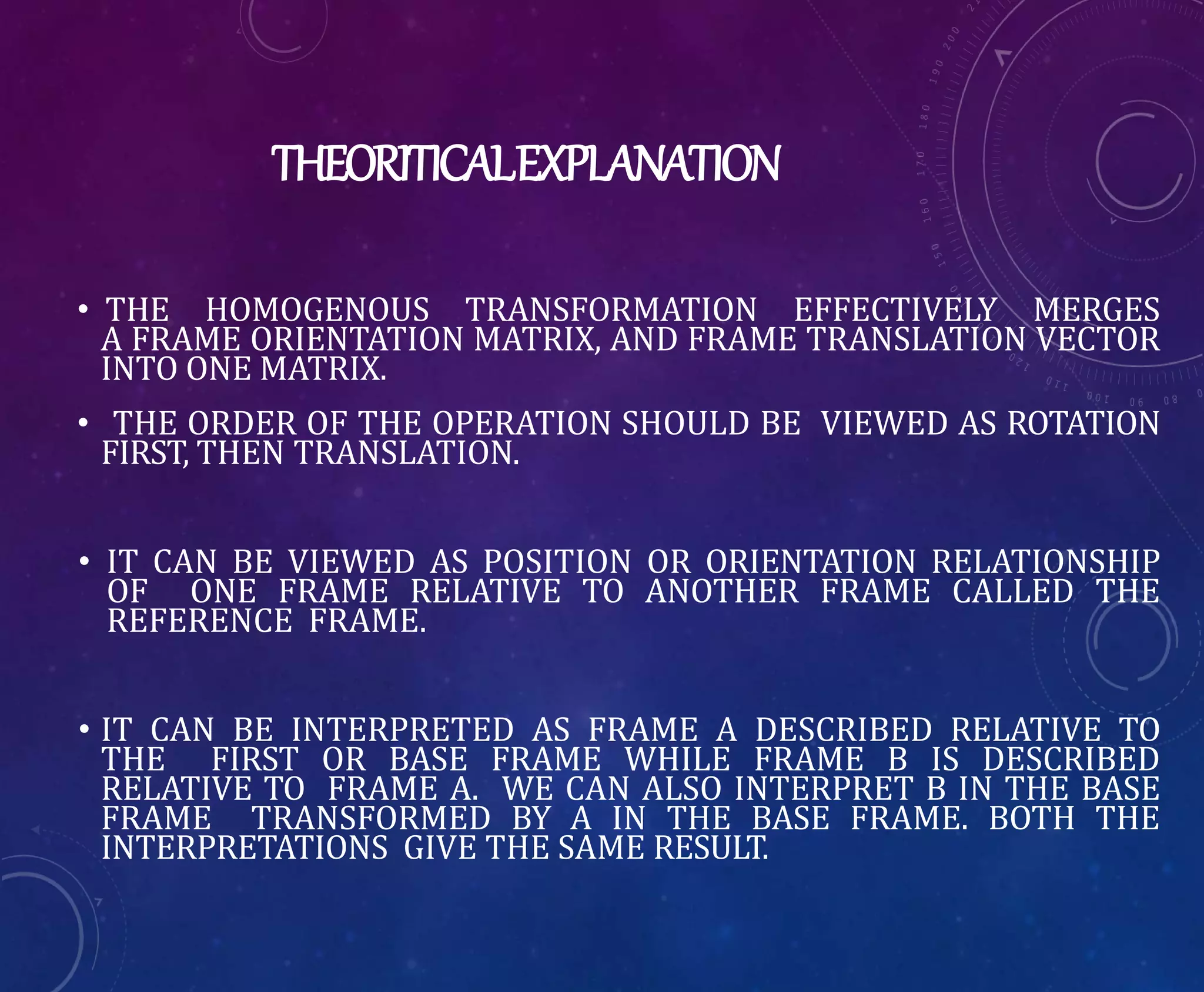 USE OF MATRIX IN ROBOTICS | PPTX
