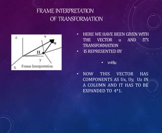 USE OF MATRIX IN ROBOTICS | PPTX