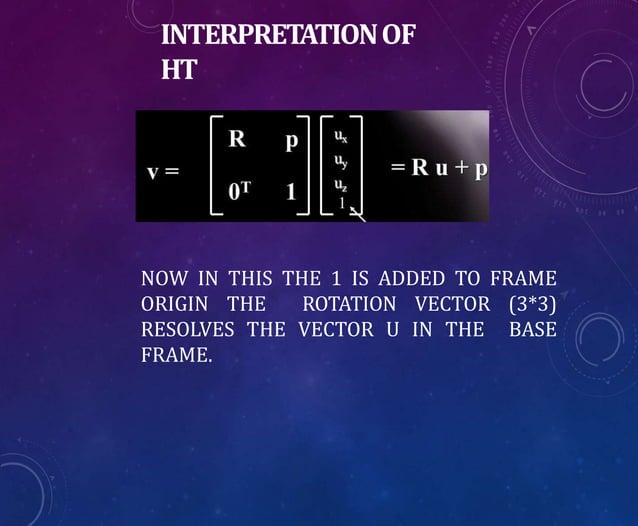 USE OF MATRIX IN ROBOTICS | PPT