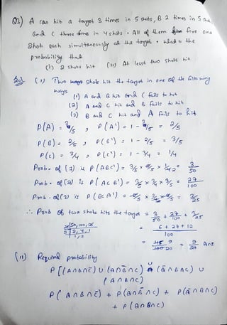 Engineering mathematics with probability and statistics | PDF