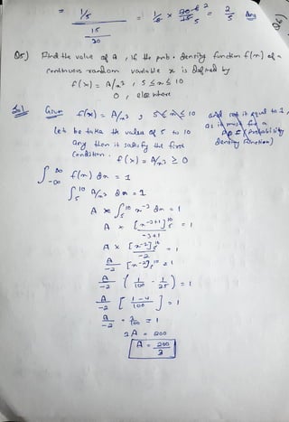 Engineering mathematics with probability and statistics | PDF