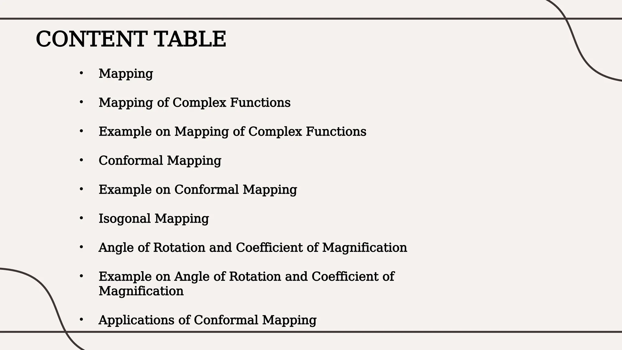 Maths Miniproject on the conformal mapping | PPT