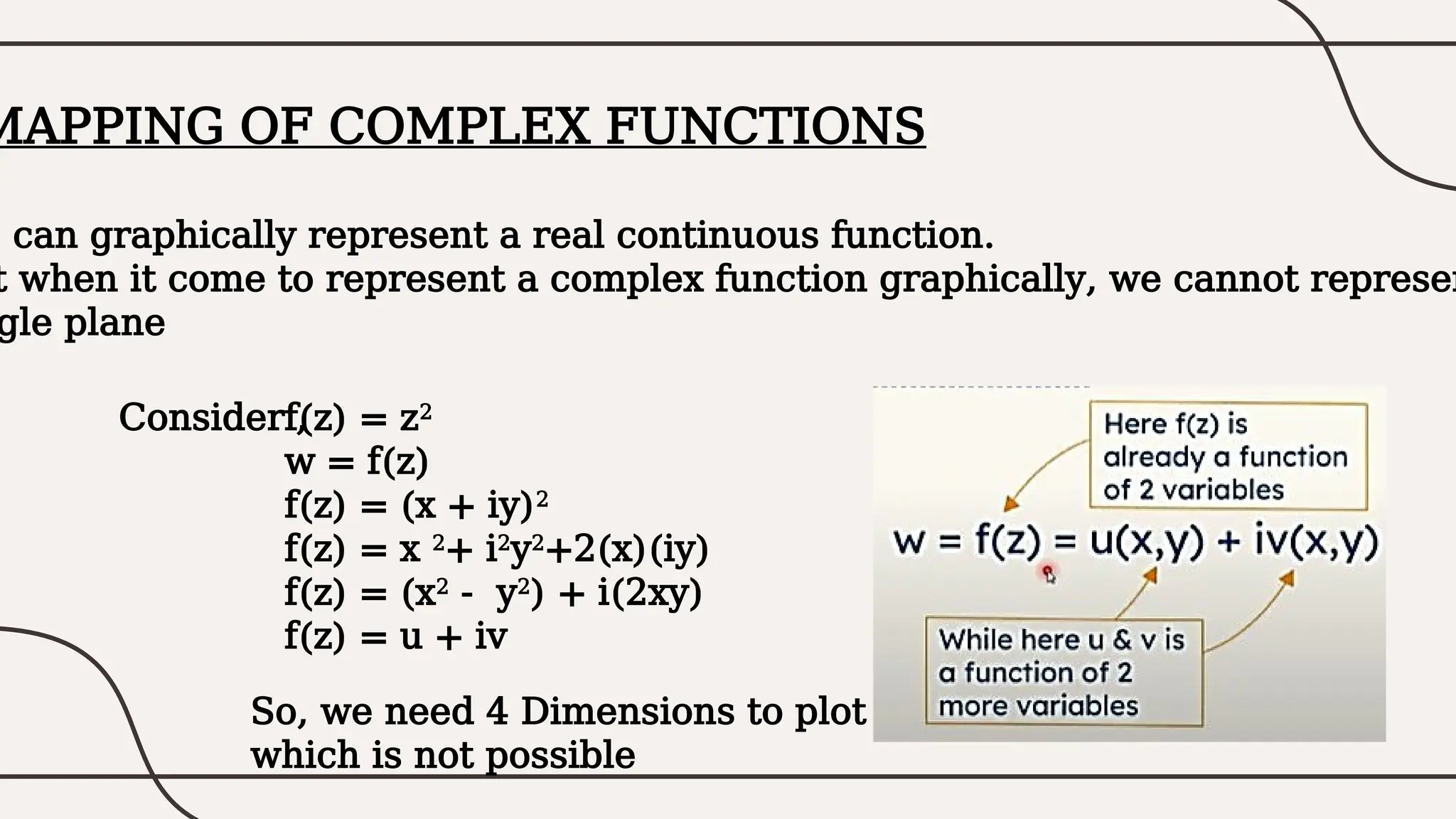 Maths Miniproject on the conformal mapping | PPT