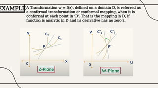 Maths Miniproject on the conformal mapping | PPT