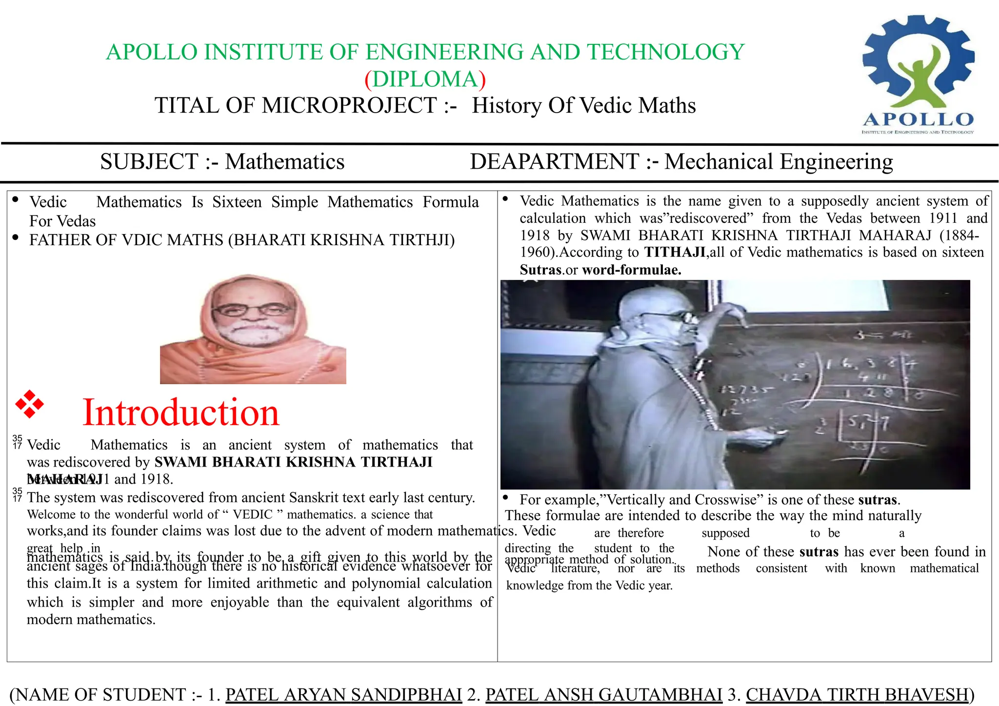 Father of Mathematician Bharati Krishna Tirthji.pptx