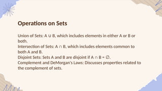 MATHS ppt Set Theory and Function B.Tech Cse AIML | PPTX
