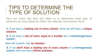 system of non-linear equation (linear algebra & vector calculus) | PPT