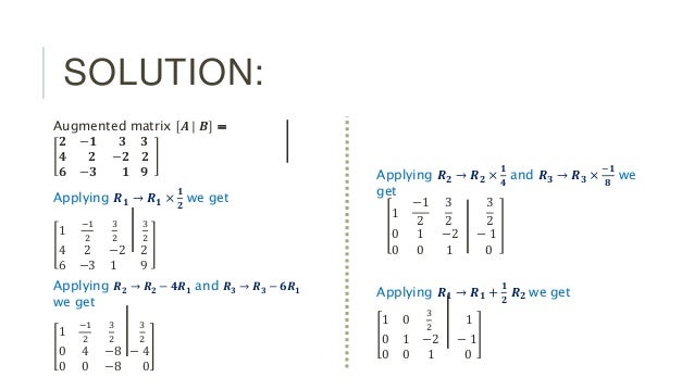 System Of Non Linear Equation Linear Algebra And Vector Calculus