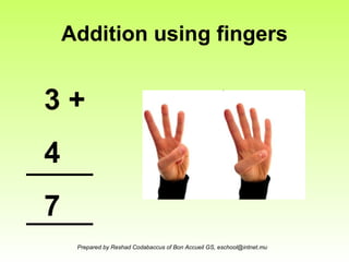 Mathematics for Std III - Addition | PPS