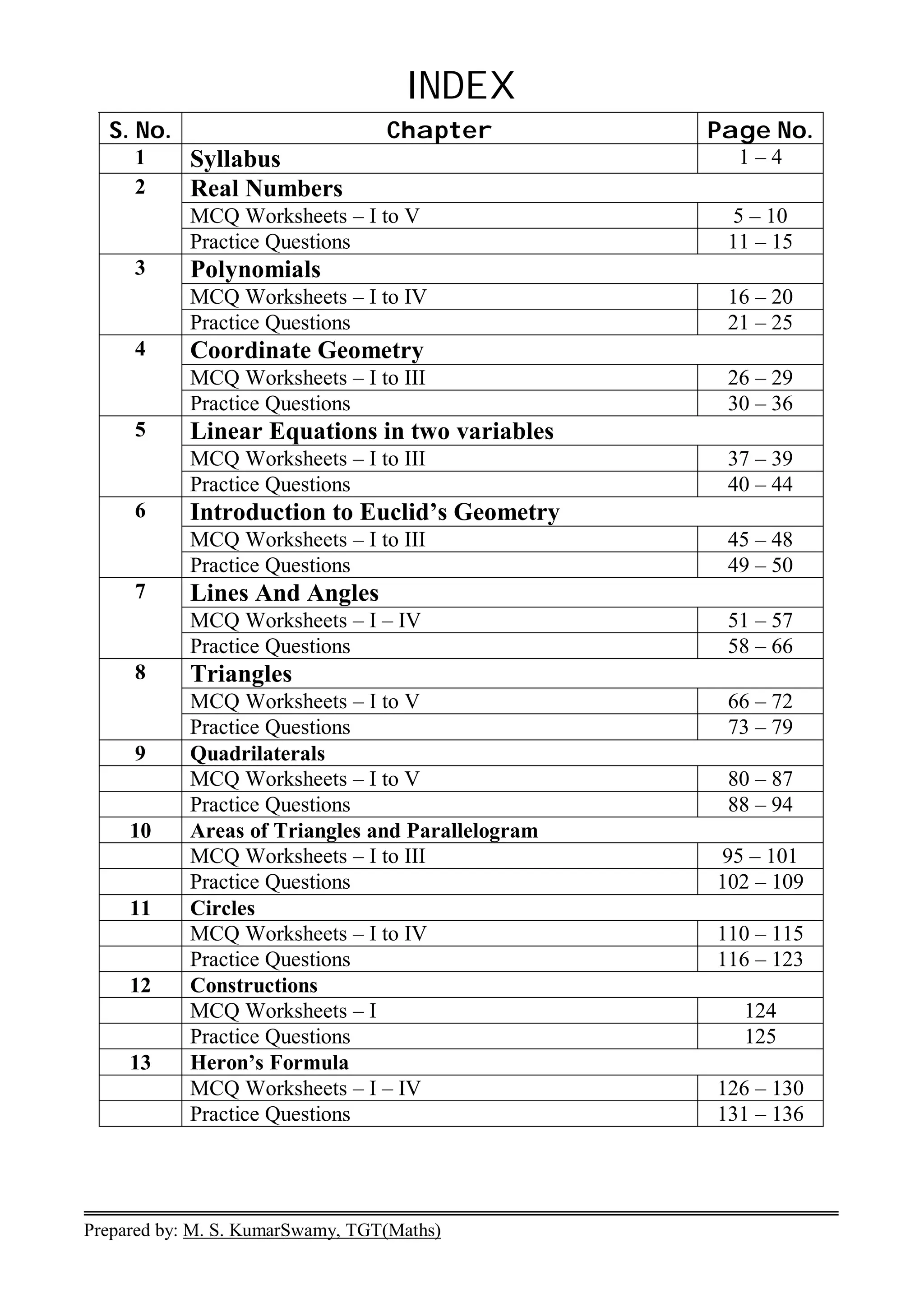 Maths class-ix-question-bank | PDF