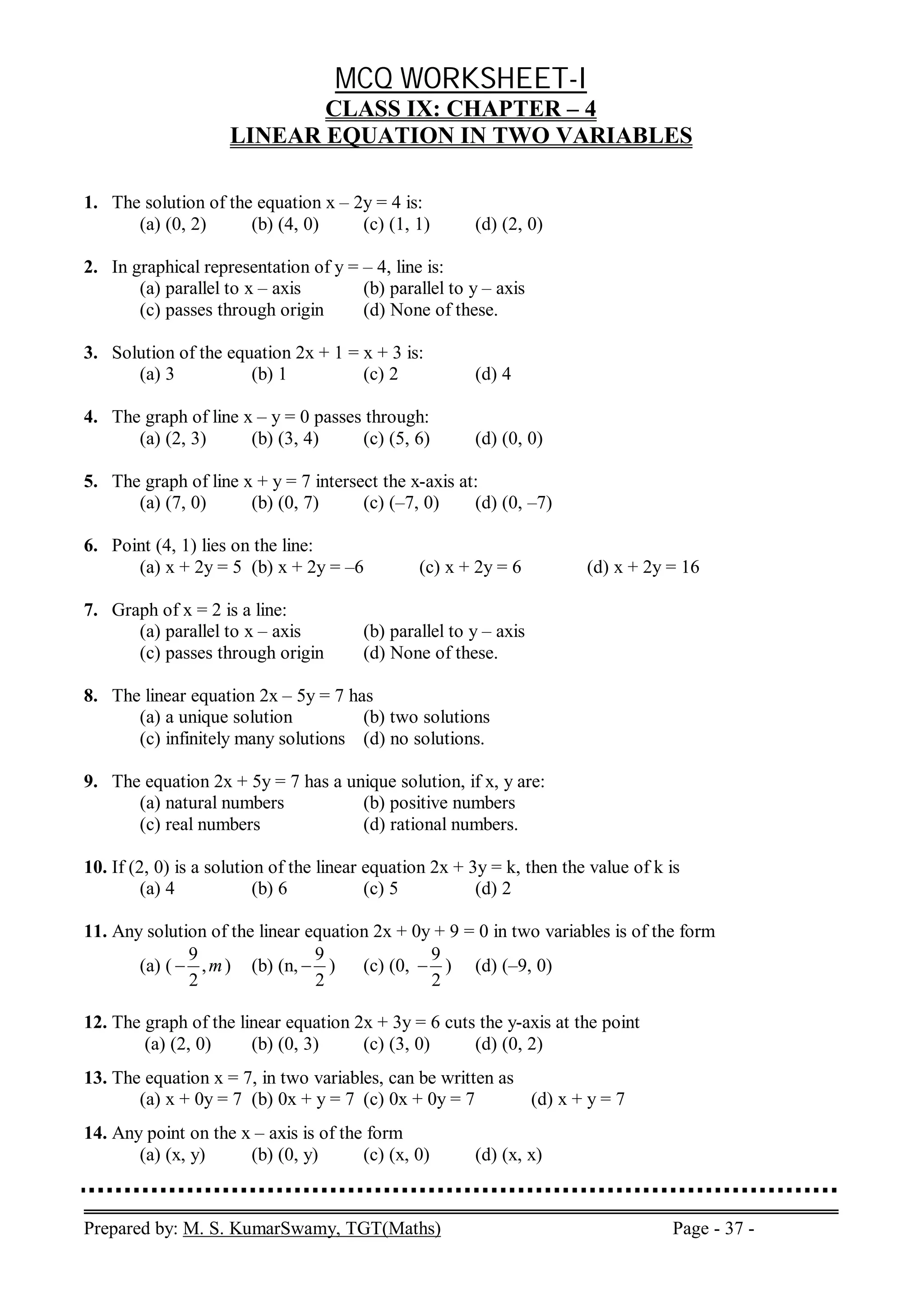 Maths class-ix-question-bank | PDF