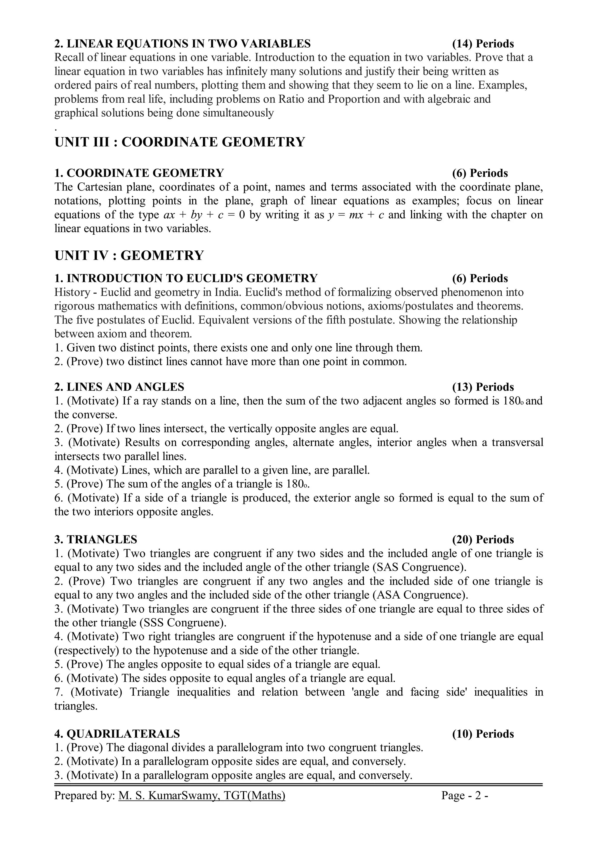 Maths class-ix-question-bank | PDF