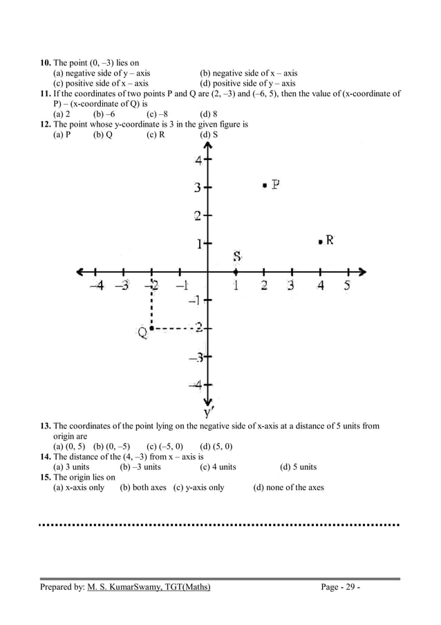 Maths class-ix-question-bank | PDF | Physics | Science