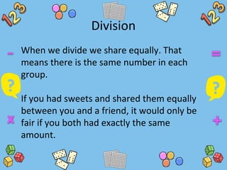 Maths-Division PPT for grade two students | PPT