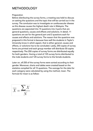 Maths final report compilation statistics | PDF | Heart and ...