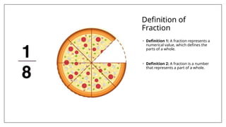 Maths - fractions ppt for understanding fractions | PPT