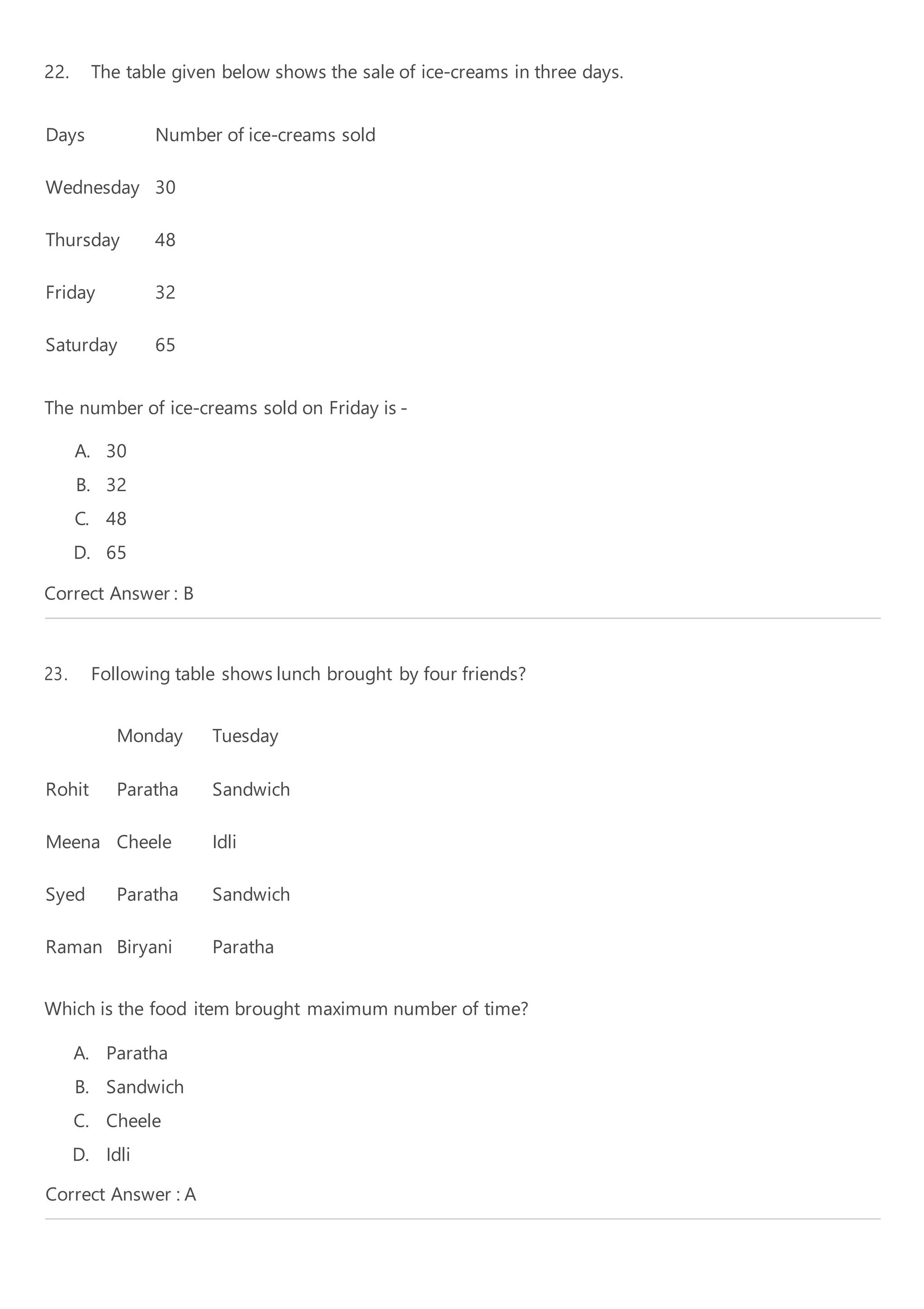KV SLATE EXAM CLASS III MATHS WITH KEY | DOCX
